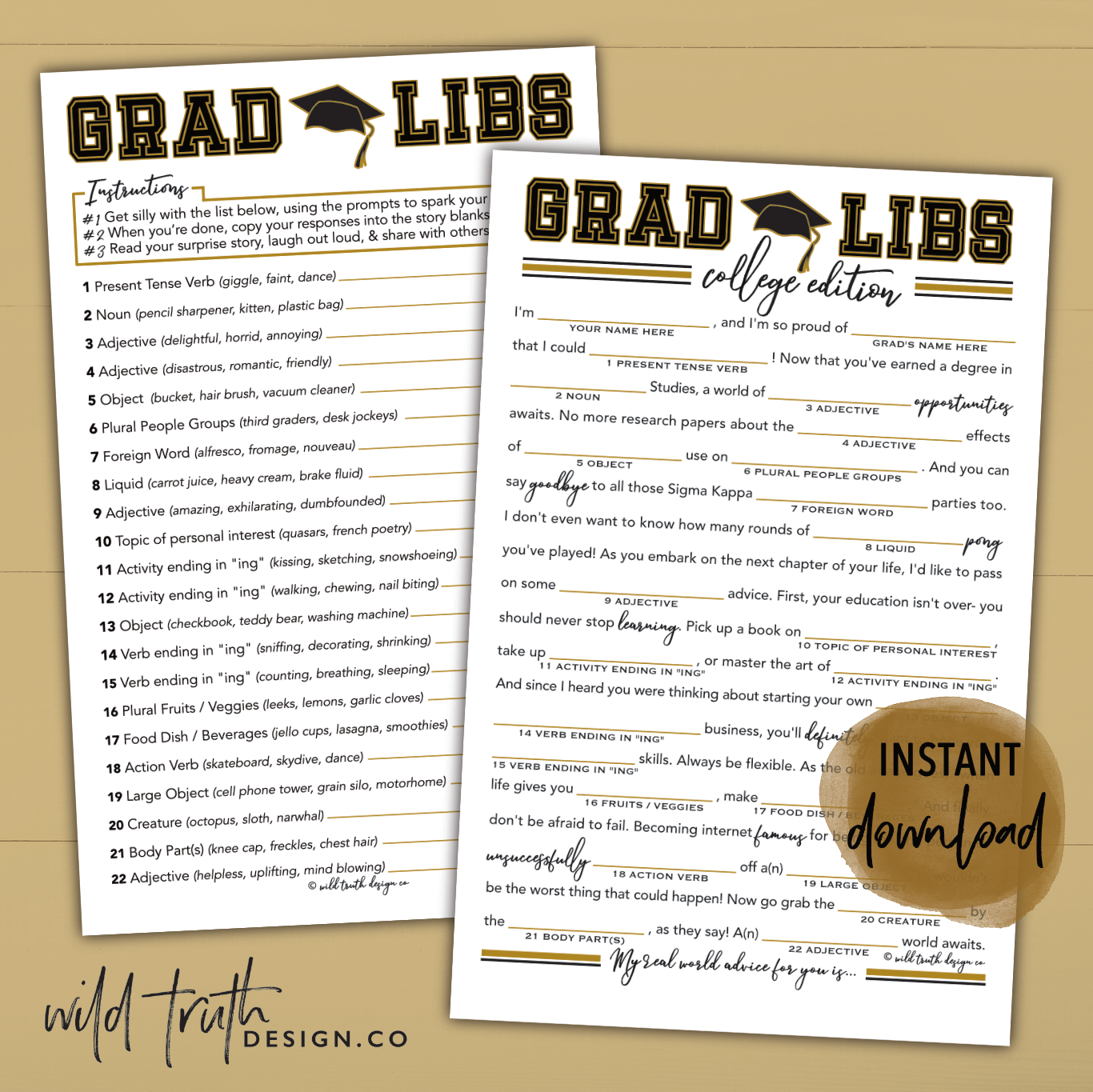 Graduation Party Games for High School and College Grads – Wild Truth ...