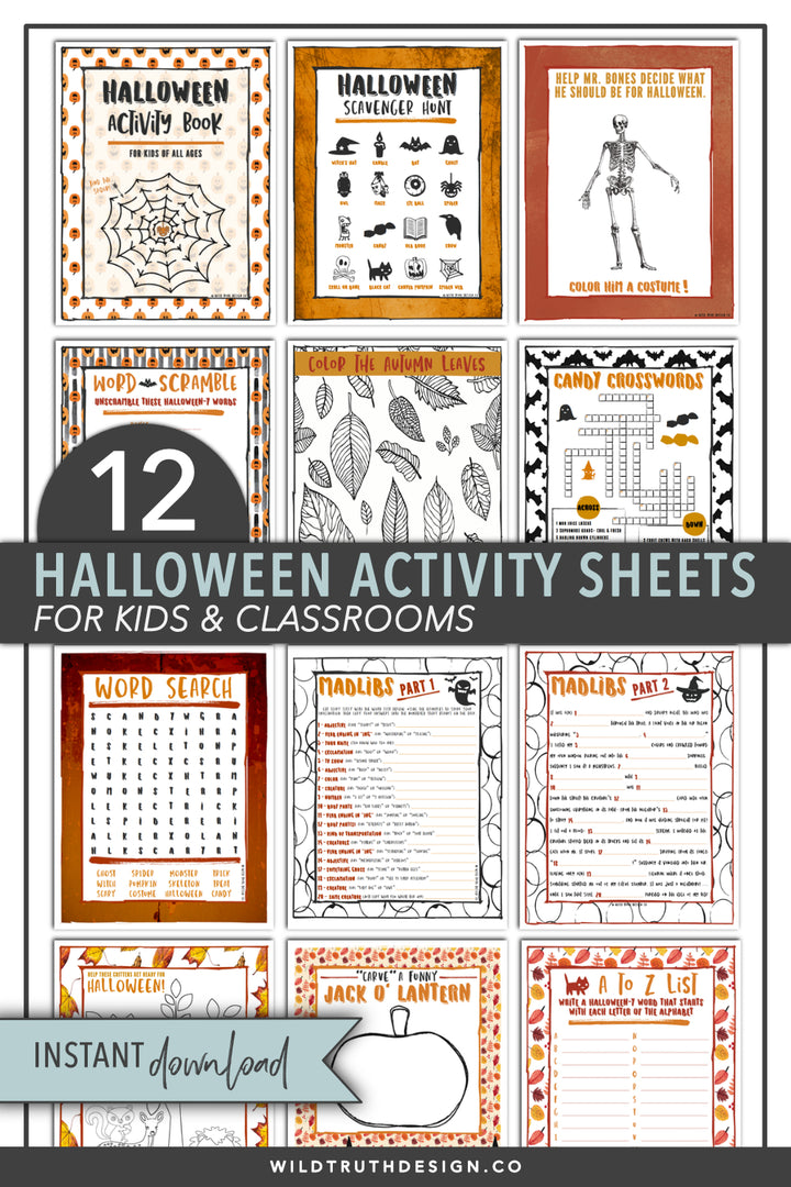 Halloween Games For Kids, Tweens, & Teens – Wild Truth Design Co